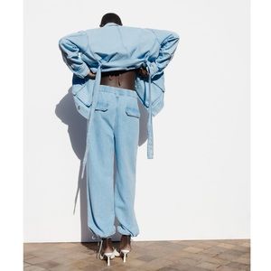Zara | Pants & Jumpsuits | Zara High Rise Z975 Drawstring Jogger Jeans ...